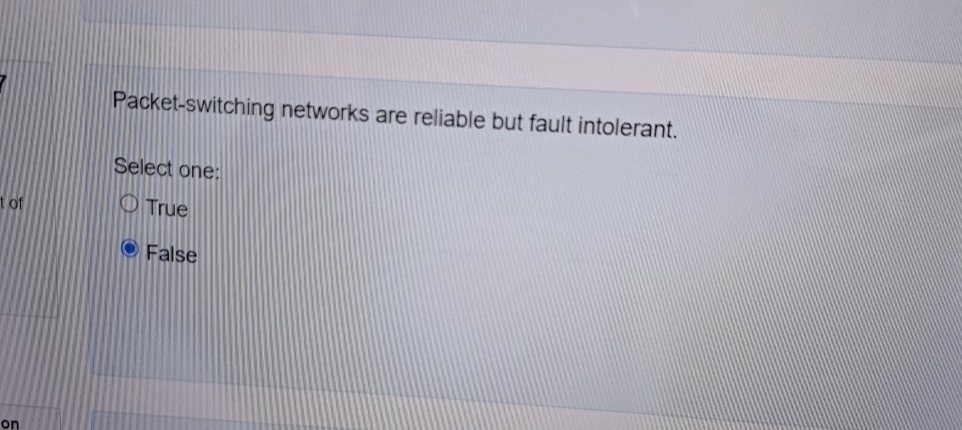Solved Packet-switching networks are reliable but fault | Chegg.com
