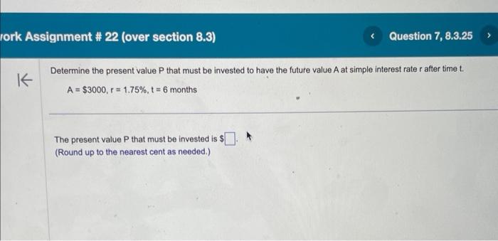 Solved Determine the present value P that must be invested | Chegg.com