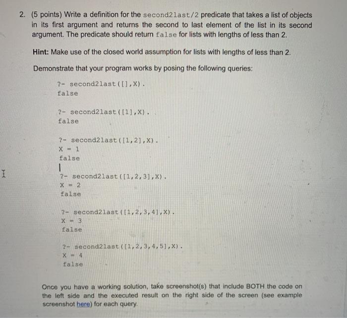 Solved define the following predicate and show it | Chegg.com