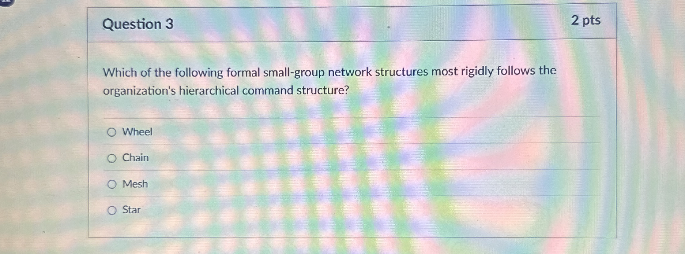 Solved Question 32 ﻿ptsWhich of the following formal | Chegg.com