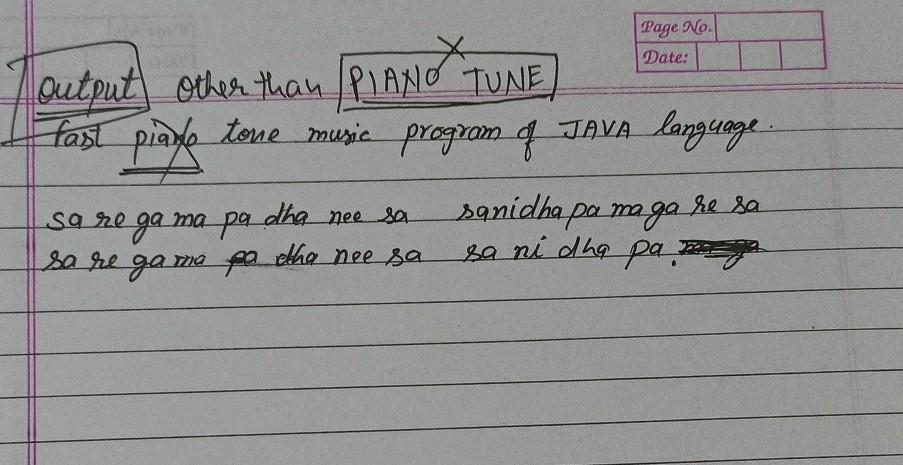 Solved Generate a random sequence of musical notes. You | Chegg.com