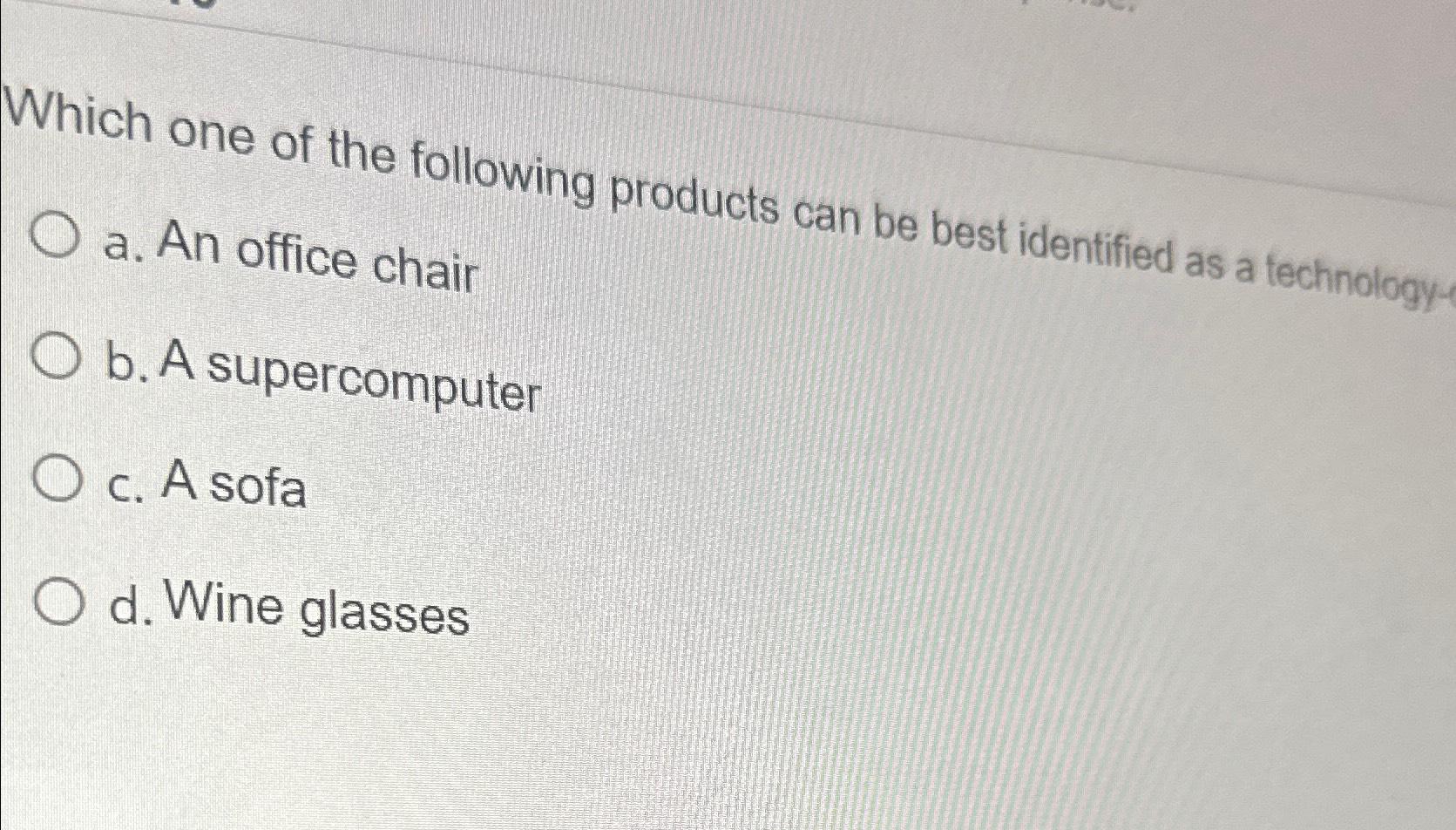 Solved Which one of the following products can be best | Chegg.com