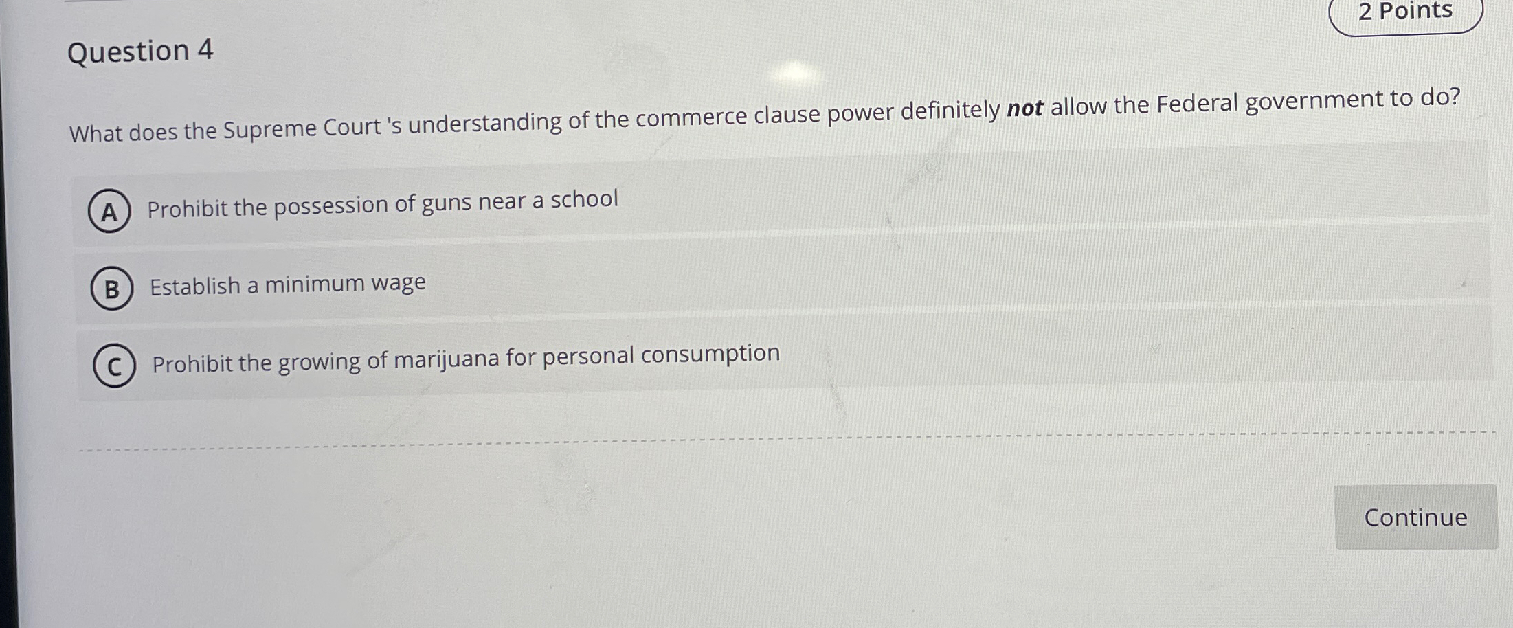 Solved Question 42 ﻿PointsWhat does the Supreme Court 's | Chegg.com