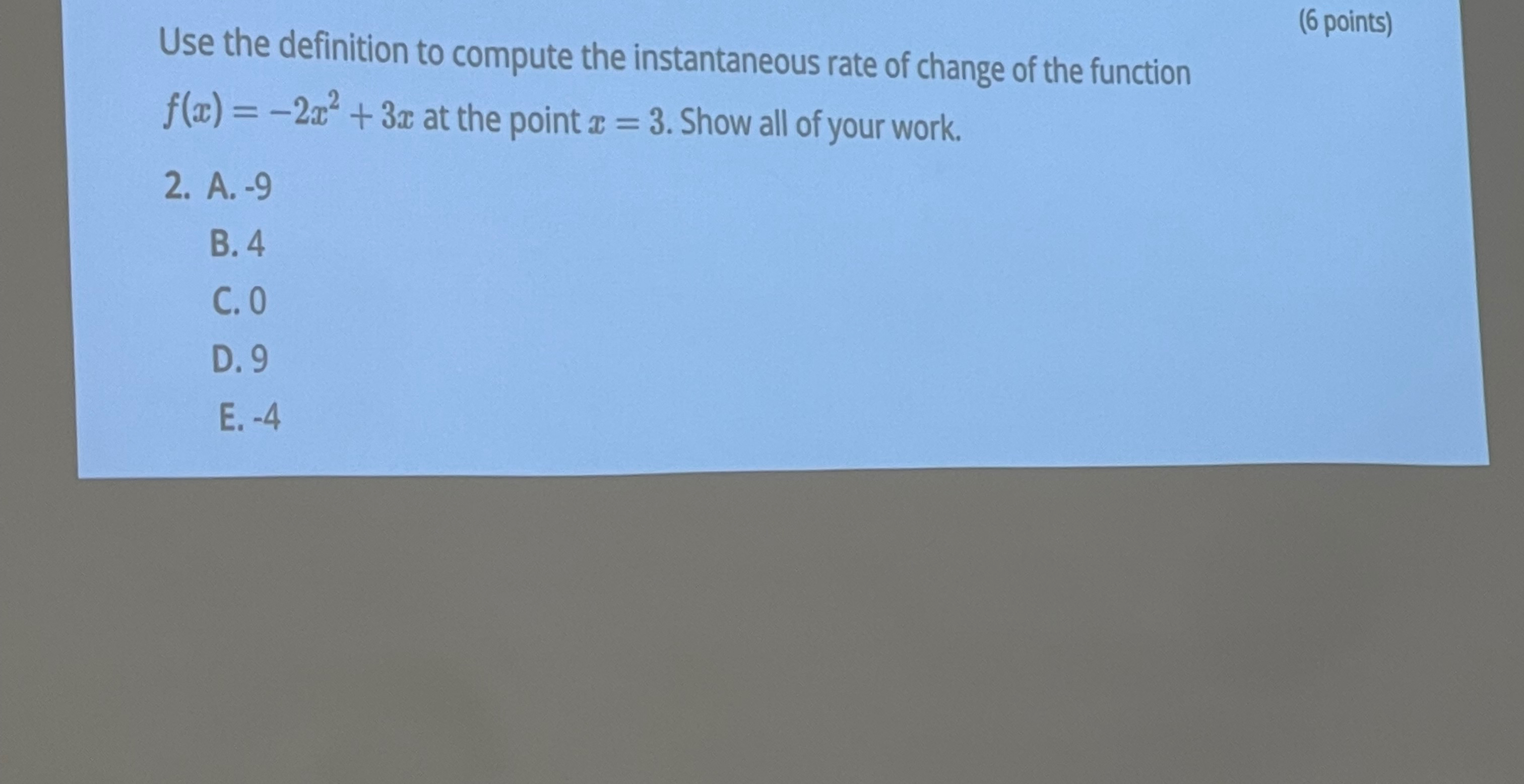 solved-use-the-definition-to-compute-the-instantaneous-rate-chegg