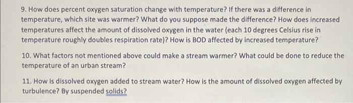 Solved 9. How does percent oxygen saturation change with | Chegg.com