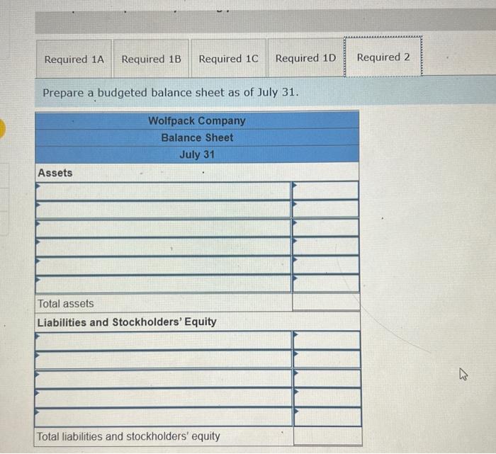 Wolfpack Company is a merchandising company that is | Chegg.com