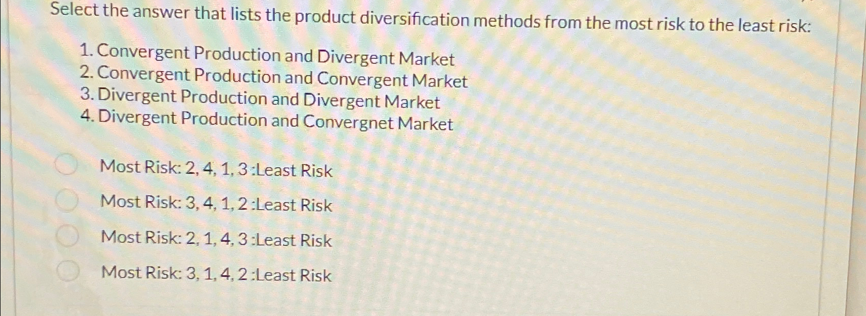 Solved Select the answer that lists the product | Chegg.com