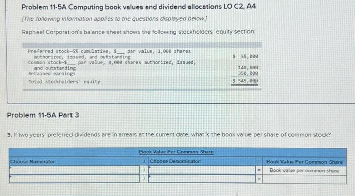 Solved Requlred Information Problem 11-5A Computing book | Chegg.com