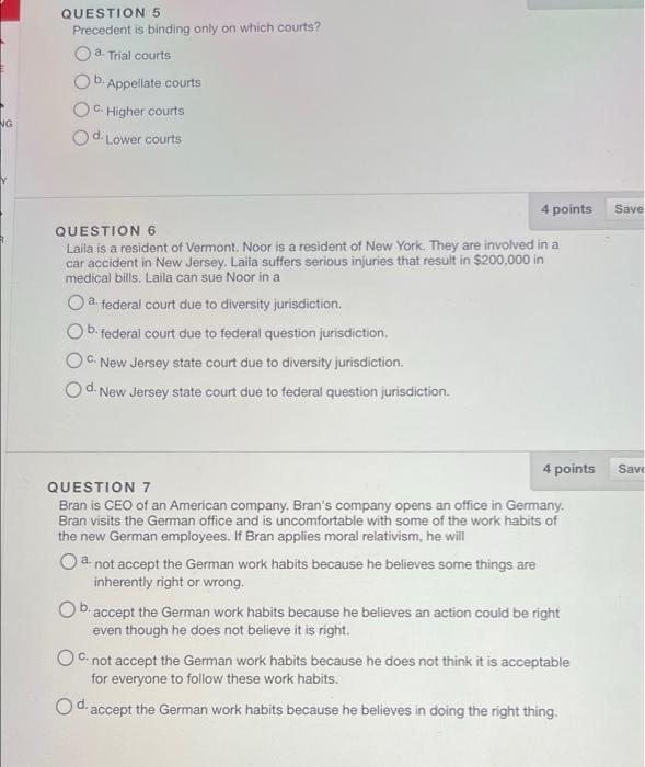 QUESTION 2 Arbitration clauses are generally enforced | Chegg.com
