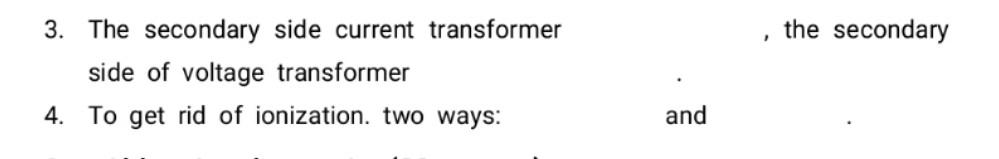 Solved 3. The secondary side current transformer , the | Chegg.com