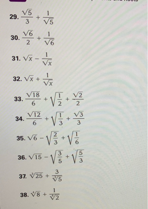Solved A Combine the following expressions. (Assume any | Chegg.com