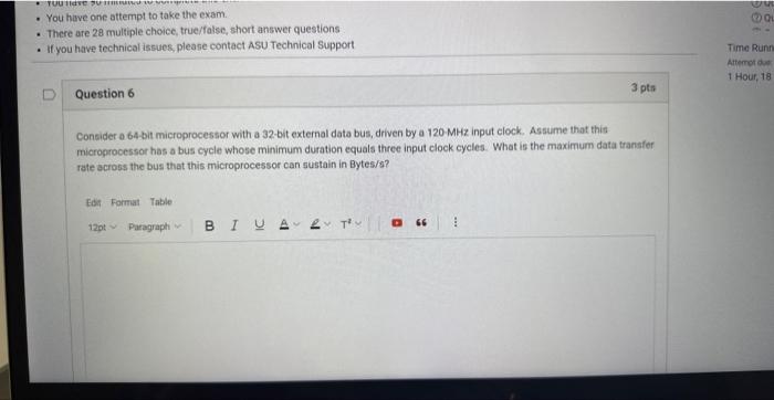Solved consider a 64 bit microprocessor with a 32 by | Chegg.com