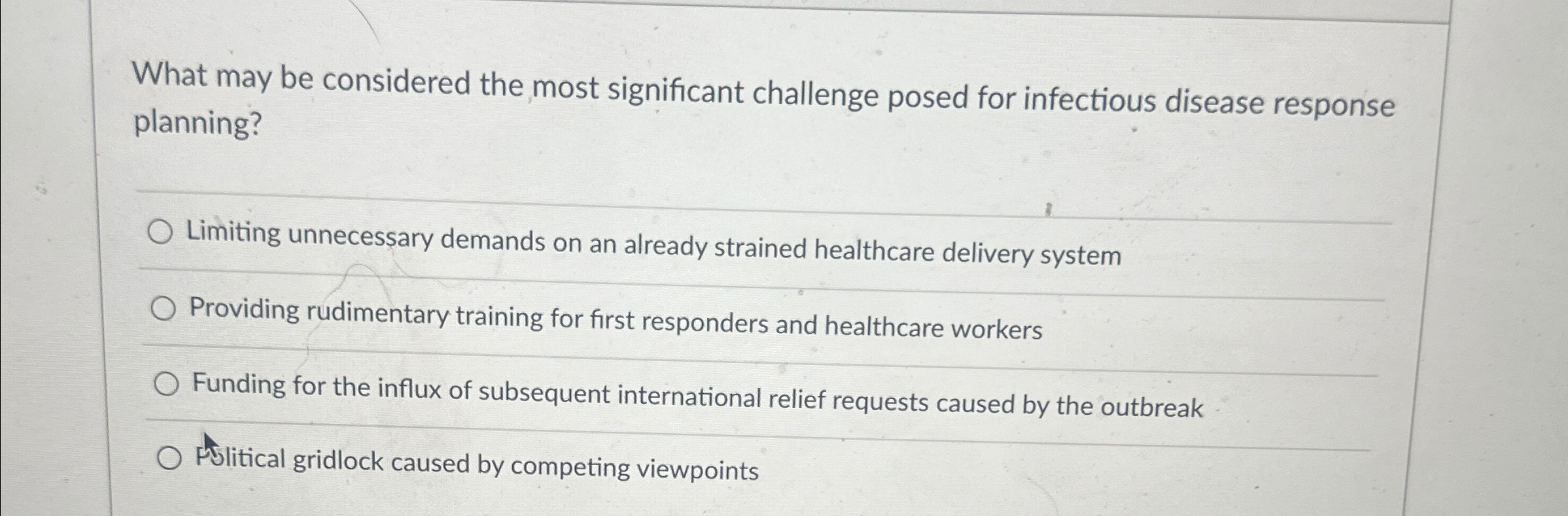 Solved What may be considered the most significant challenge | Chegg.com