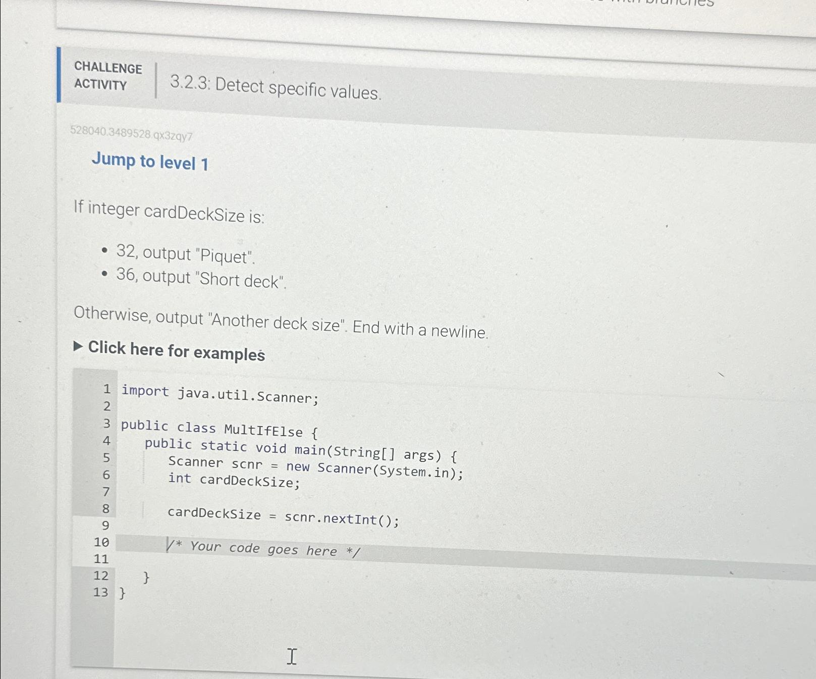 Solved CHALLENGEACTIVITY3.2.3: Detect specific | Chegg.com Solved CHALLENGEACTIVITY3.2.3: Detect specific | Chegg.com