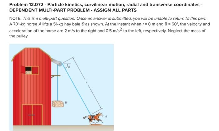 Solved Problem 12 072 C Particle Kinetics Curvilinear