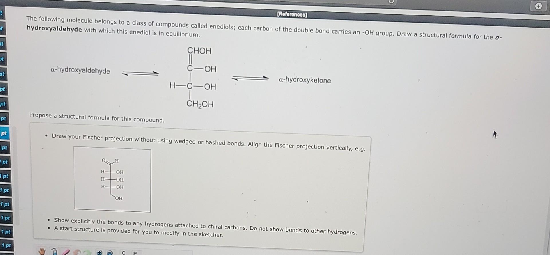 Solved t (References) The following molecule belongs to a | Chegg.com