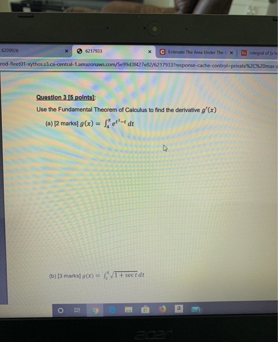 Solved 6209926 6217933 C Estimate The Area Under The CX Sy | Chegg.com
