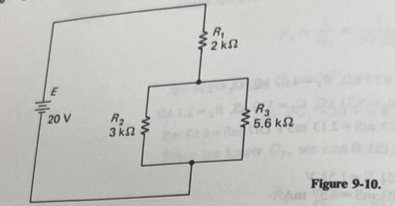 Solved 7.) ﻿Refer to figure 9-10. ﻿Find V1,V2,V3,I1,I2,IT, | Chegg.com