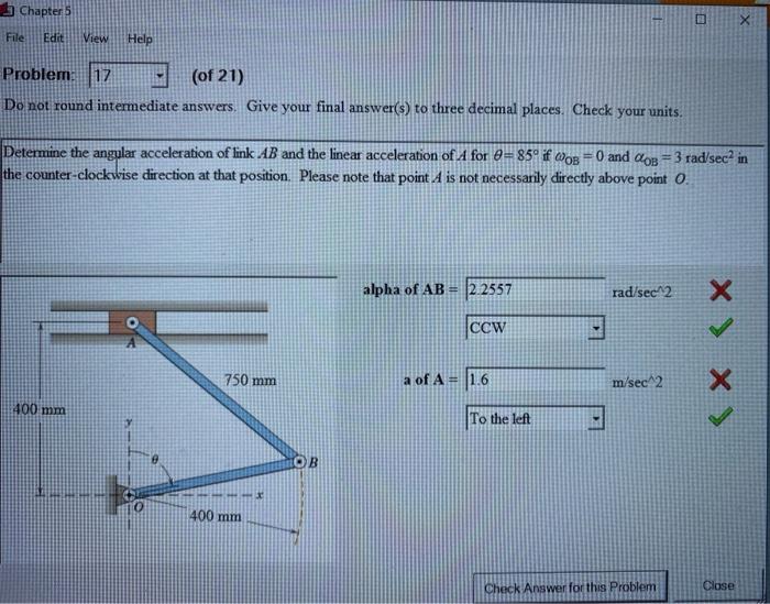 Solved File Edit View Help Problem: 19 (of 21) Do not round | Chegg.com