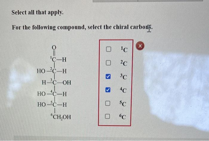 Solved Select all that apply. For the following compound, | Chegg.com Solved Select all that apply. For the following compound, | Chegg.com