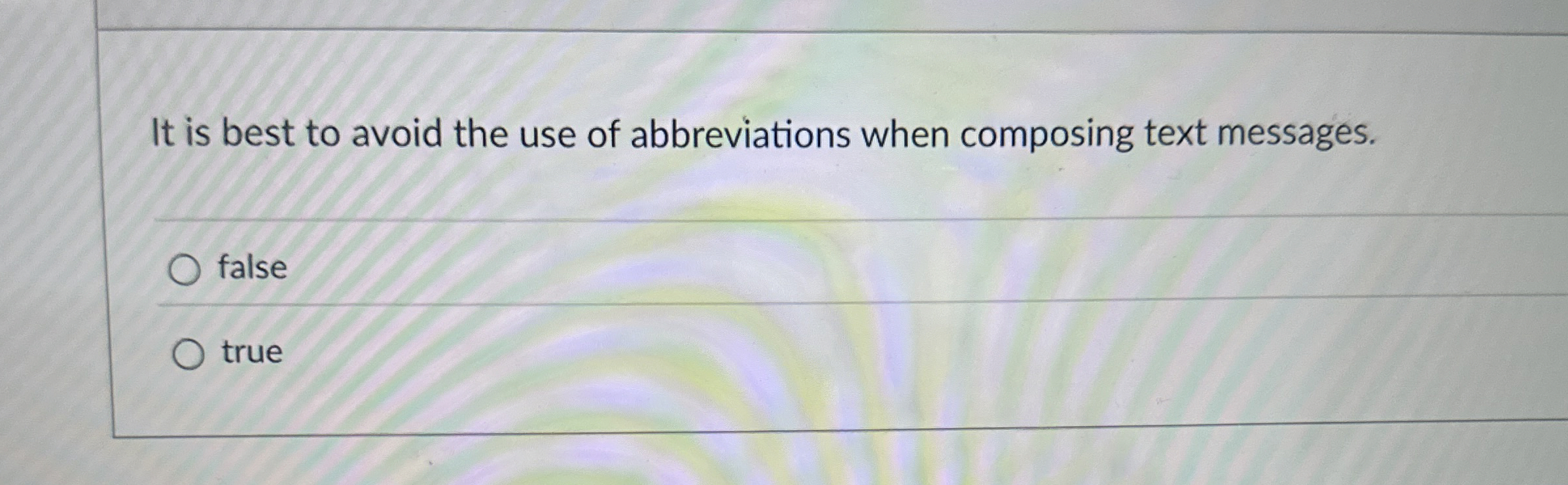 Solved It is best to avoid the use of abbreviations when | Chegg.com