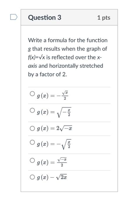 Solved Use the graphs of the transformed toolkit functions | Chegg.com