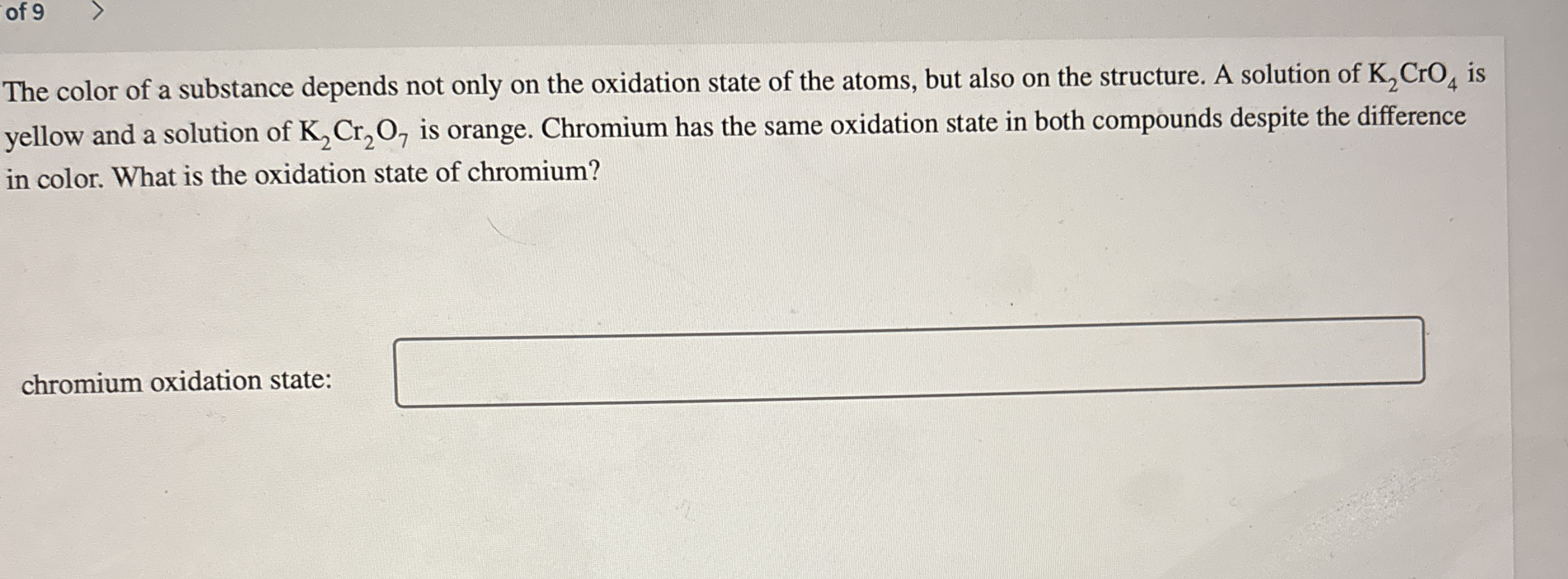 High Quality SOLUTION The color of a substance depends not only on the ...
