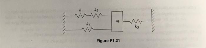 Solved Figure P1.2121. What is ωn for the system illustrated | Chegg.com