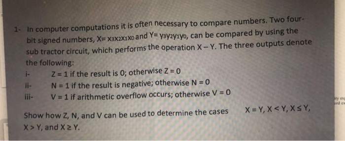 Solved 1. In computer computations it is often necessary to | Chegg.com