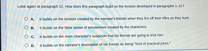 Look again at paragraph 12. How does this paragraph | Chegg.com