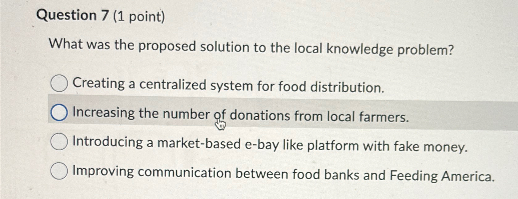 Solved Question 7 (1 ﻿point)What was the proposed solution | Chegg.com