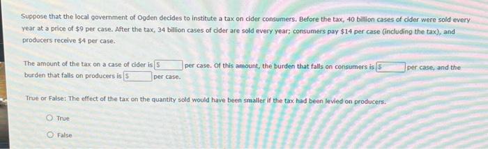 Solved Suppose that the local government of Ogden decides to | Chegg.com