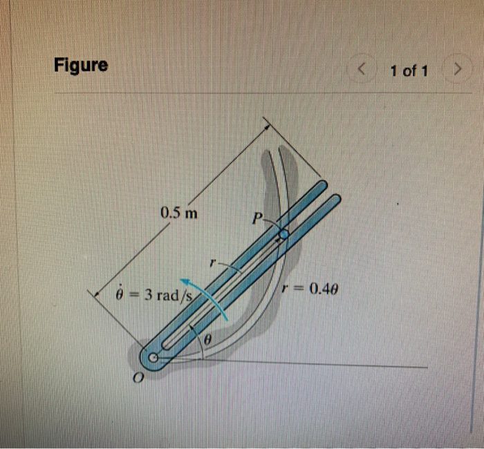 Solved Problem 12.169 A Review The slotted link is pinned at | Chegg.com