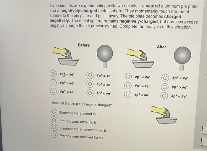 Solved Two students are experimenting with two objects - a | Chegg.com