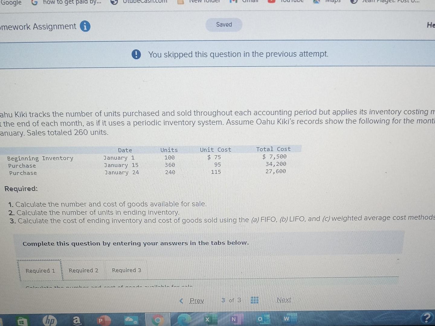 Solved Google how to get paid by... 1.COM mework Assignment | Chegg.com