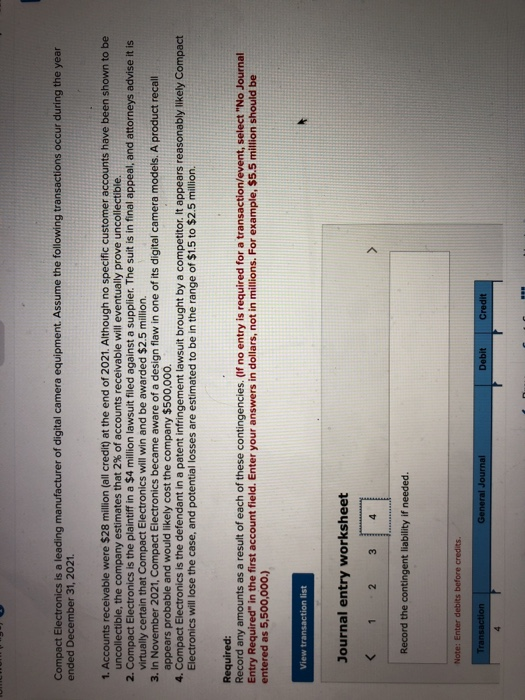 Solved problem 8-7b record contingenciesconfused on this | Chegg.com