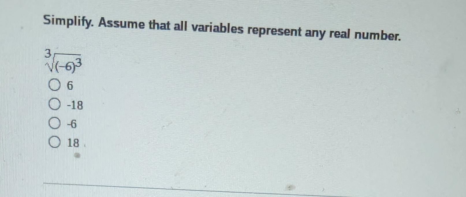 Solved Simplify. Assume that all variables represent any | Chegg.com