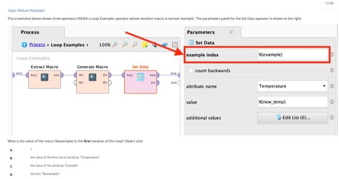 Solved Set Data example index count backwards attribute name | Chegg.com