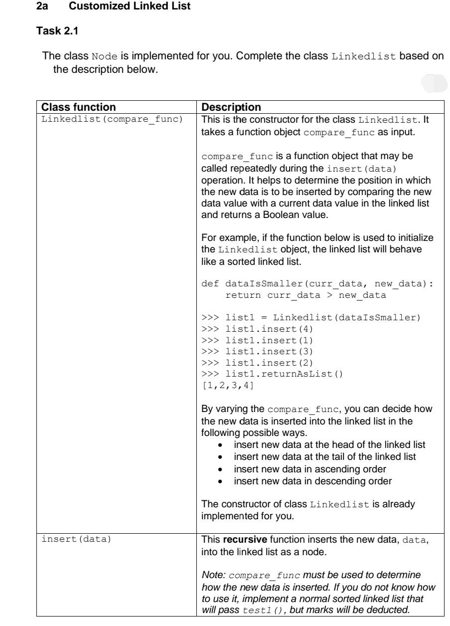 Solved Task 21 The Class Node Is Implemented For You 5176