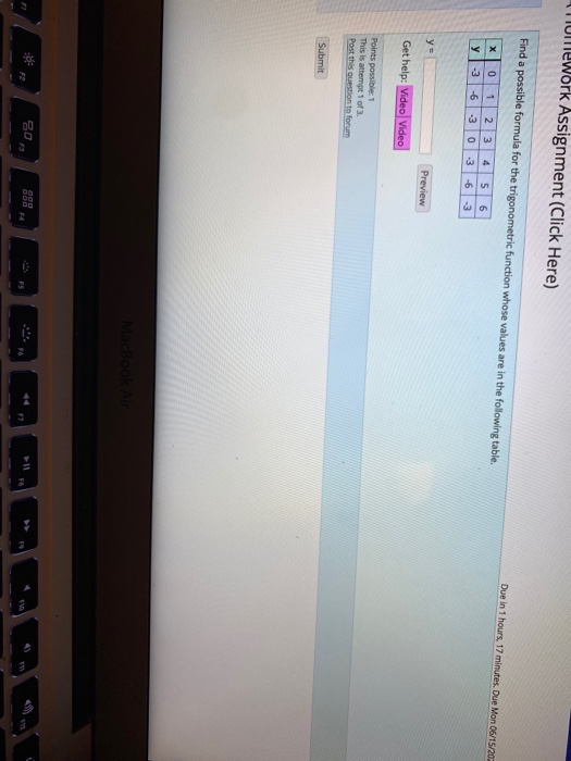 Solved mework Assignment (Click Here) Find a possible | Chegg.com
