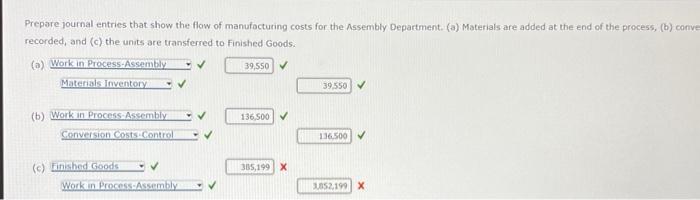 Solved 3. Repeat Requirements 1 and 2 for the Assembly | Chegg.com