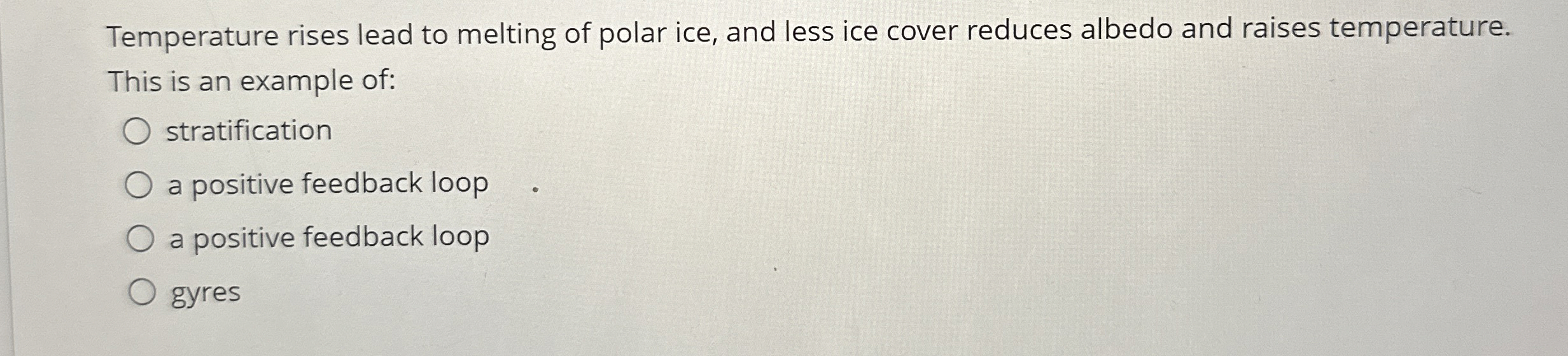 Solved Temperature rises lead to melting of polar ice, and | Chegg.com