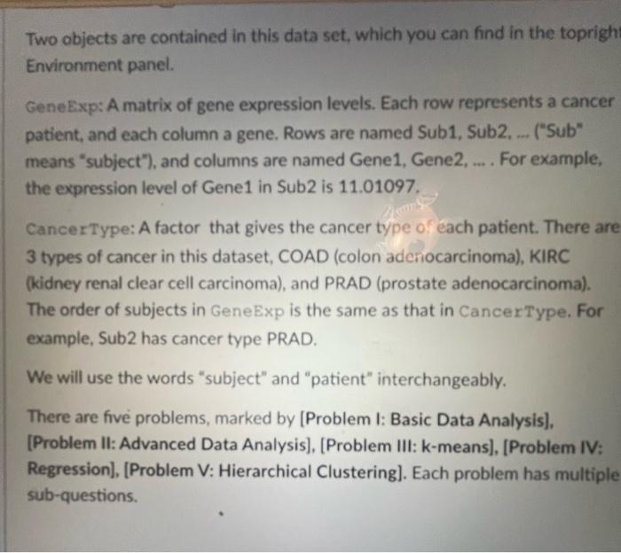 Solved [Problem III: k-means] Run the following R code. set. | Chegg.com
