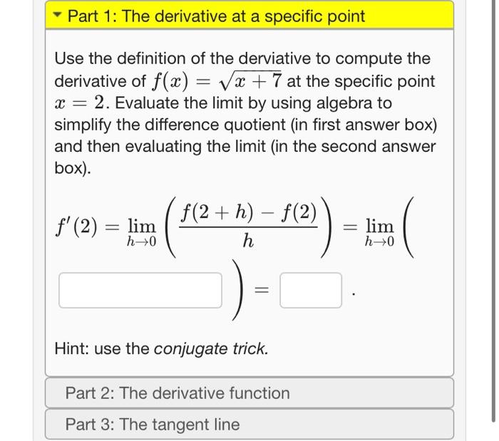 Solved The limit below represents a derivative f′(a). Find | Chegg.com