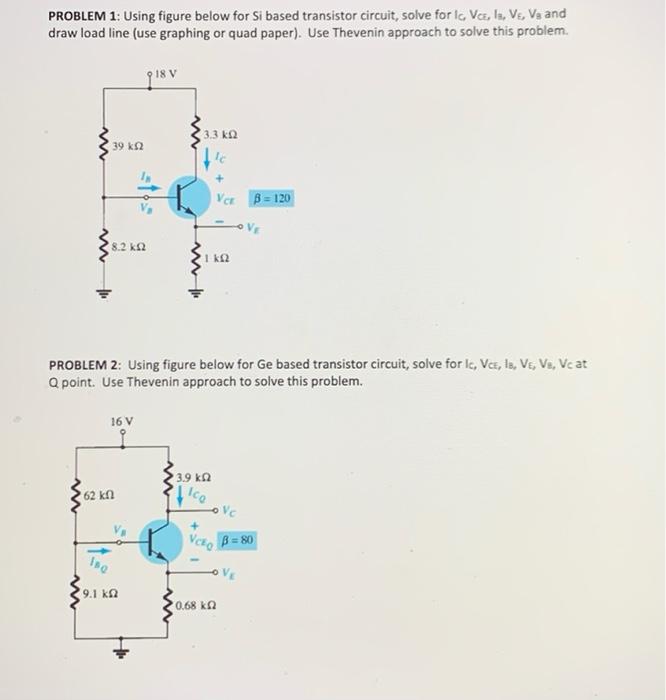 Solved PROBLEM 1: Using figure below for Si based transistor | Chegg.com
