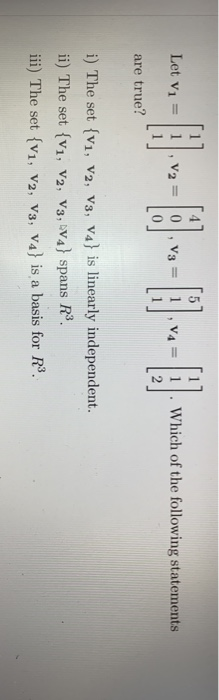Solved Let vi = V2 = V3 = V4 = Which of the following | Chegg.com