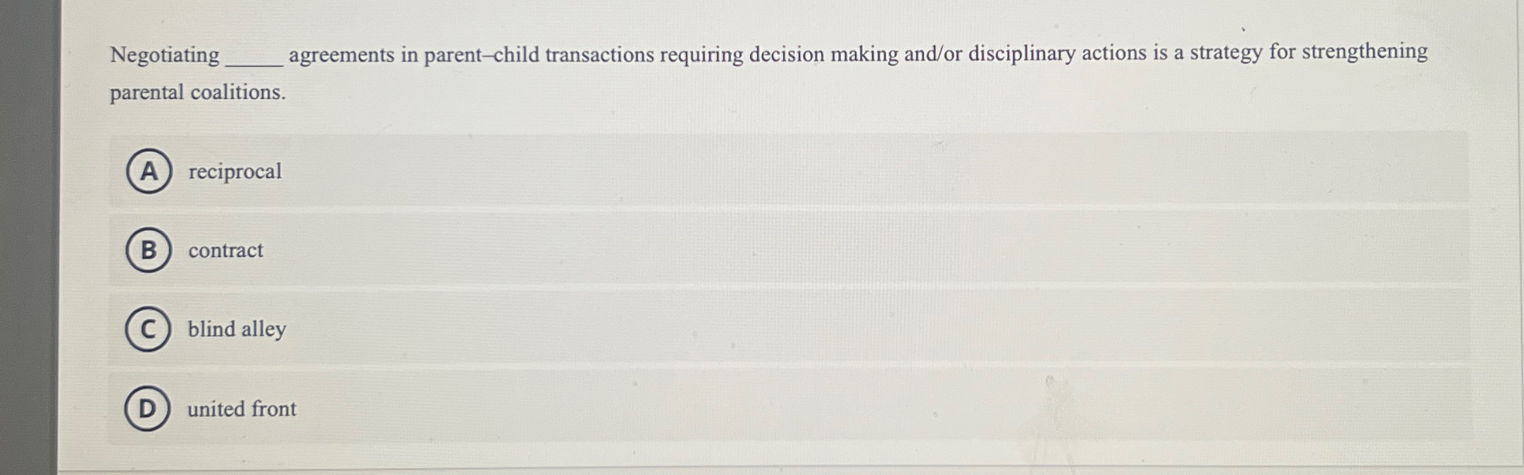 Solved Negotiating agreements in parent-child transactions | Chegg.com