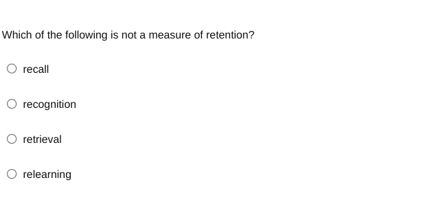 Solved Which of the following is not a measure of | Chegg.com