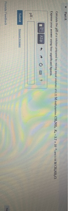 Solved Methylamine Methylammonium cation Part A Calculate | Chegg.com