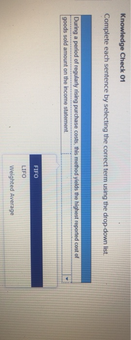 Solved Knowledge Check 01 Complete each sentence by | Chegg.com
